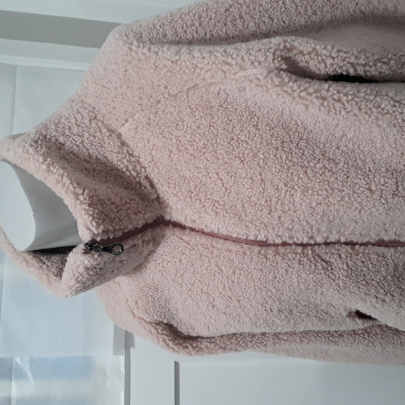 JoyLab | Jackets & Coats | Joy Lab Pink Shearling Feel Jacket Xl | Poshmark